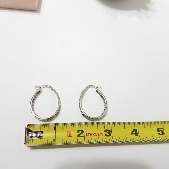 Sofia James New York | Jewelry | Sofia James Hoops Plated Sliver ...